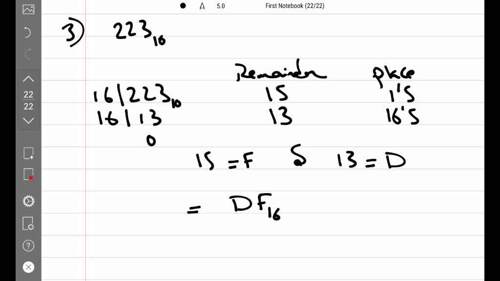 SOLVED:If you were going to represent numbers in base 18, which symbols ...