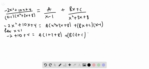SOLVED:For the following exercises, find the decomposition of the partial fraction for the ...