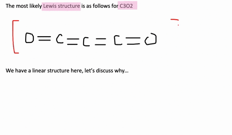 SOLVED:Carbon suboxide has the formula C3 O2. The carbonto-carbon bond ...