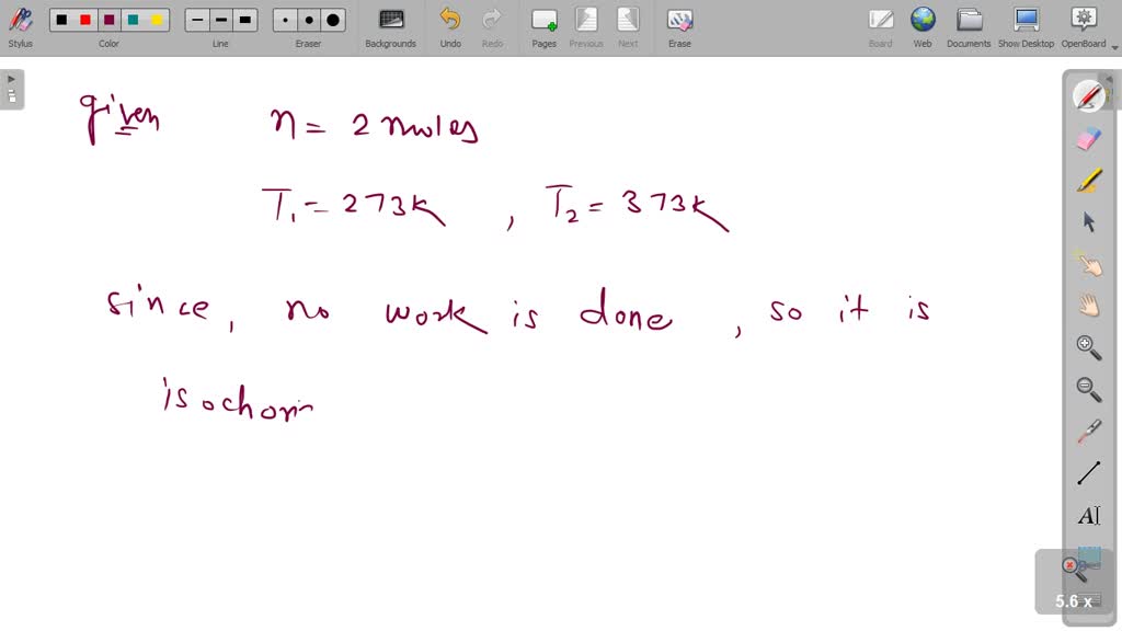 SOLVED:An ideal gas goes through a cycle consisting of (a) isochoric, adiabatic and isothermal ...