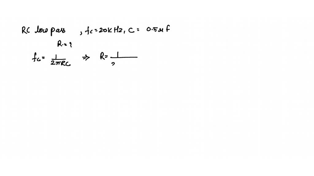 ⏩SOLVED:The low-pass filter of Fig. 11-2(a) is to be designed for a… | Numerade