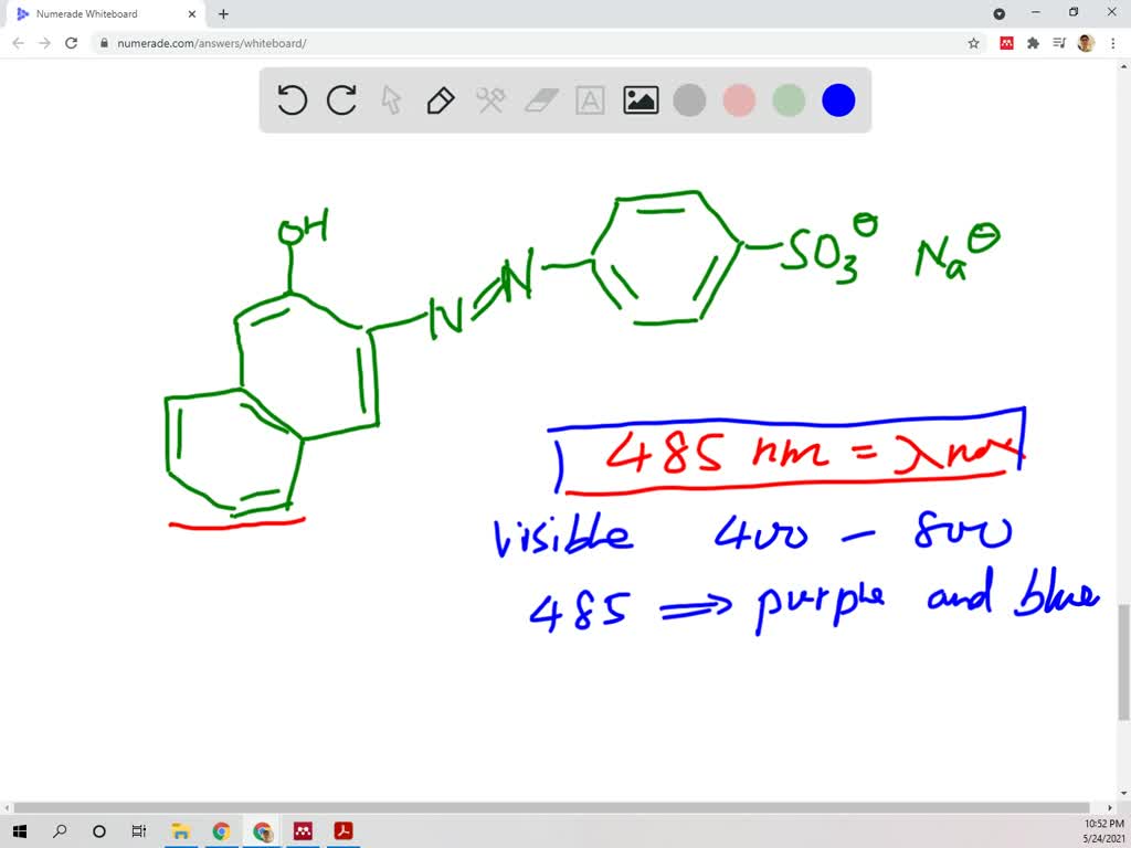 SOLVED:Consider compound A, a highly conjugated molecule. Belwo find ...