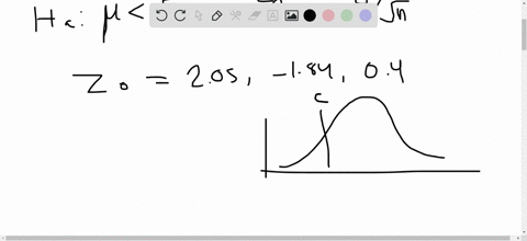 SOLVED: For the hypothesis test H0: μ=5 against H1: μ
