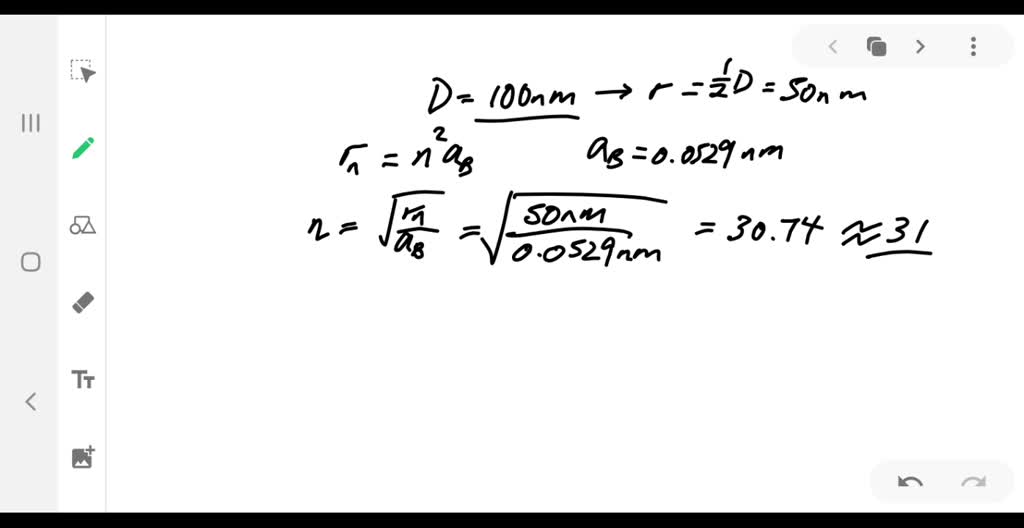 Solved A What Quantum Number Of The Hydrogen Atom Comes Closest To