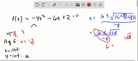 In Problems 31-46, (a) graph each quadratic function by determining whether its graph opens up ...