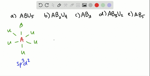 SOLVED:What types of hybridization would you predict for molecules ...
