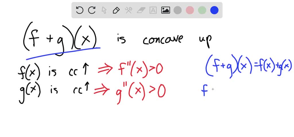 SOLVED:Seppose f: 𝐑^* →𝐑 is differentiable. dom f is convex, and f(x)>0 ...