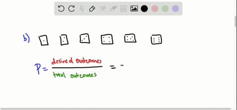 SOLVED:What is the probability of rolling one six-sided die and ...