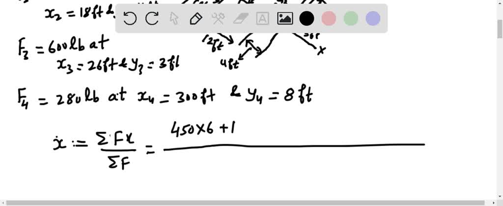 The gravity wall is made of concrete. Determine the location (x̅, y̅ ...