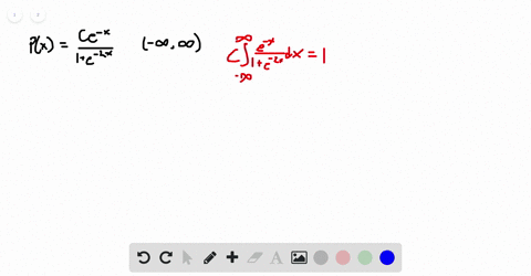 SOLVED:In Exercises 1-6, find a constant C such that p(x) is a probability density function on ...