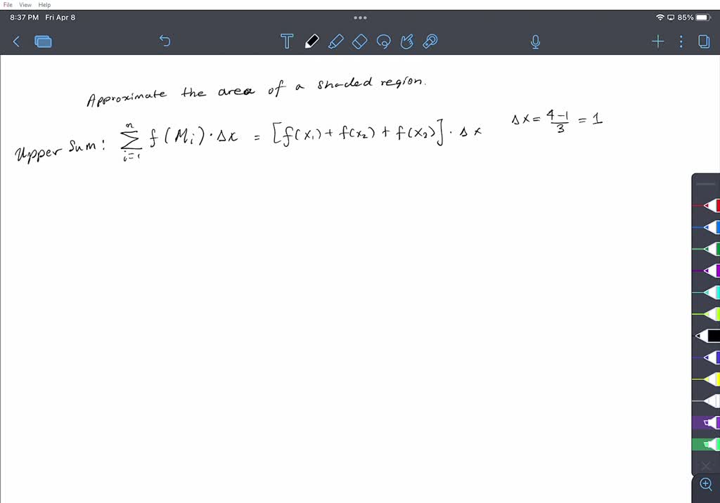 SOLVED:In Exercises 19-22, bound the area of the shaded region by ...