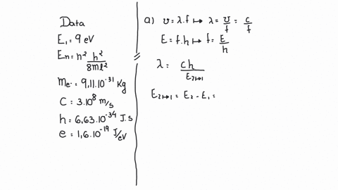 SOLVED:(II) An electron trapped in an infinitely deep square well has a ground-state energy E=9. ...