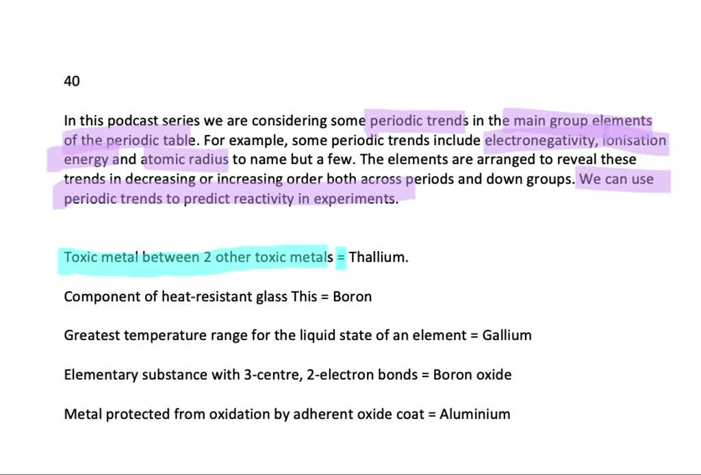 SOLVED:Give the name and symbol or formula of a Group 3A(13) element or ...