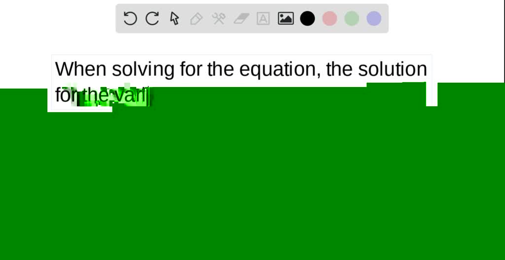 SOLVED:Why should restrictions on the variable in a rational equation ...