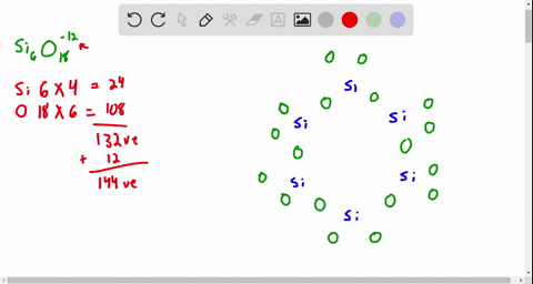 Draw a Lewis structure for each species: (a) The cyclic silicate ion ...