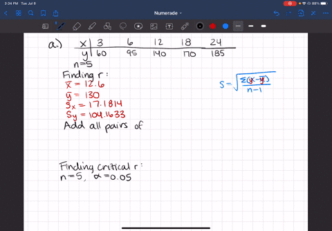 ⏩SOLVED:ρThe correlation coefficient r is a sample statistic. What ...
