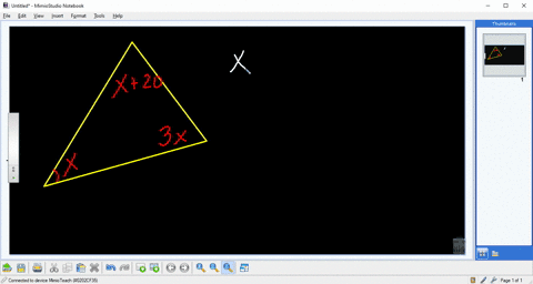 SOLVED:In the following exercises, solve using triangle properties. The angles in a triangle are ...