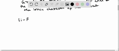 SOLVED:List the following bonds in order of increasing ionic character ...