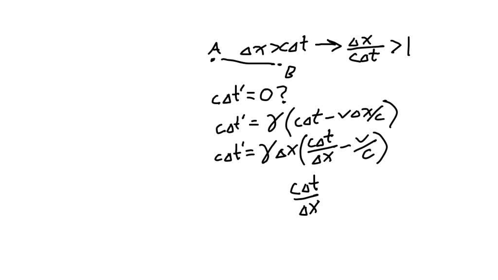 ⏩solved Use The Lorentz Transformations To Show That If Two Events… Numerade