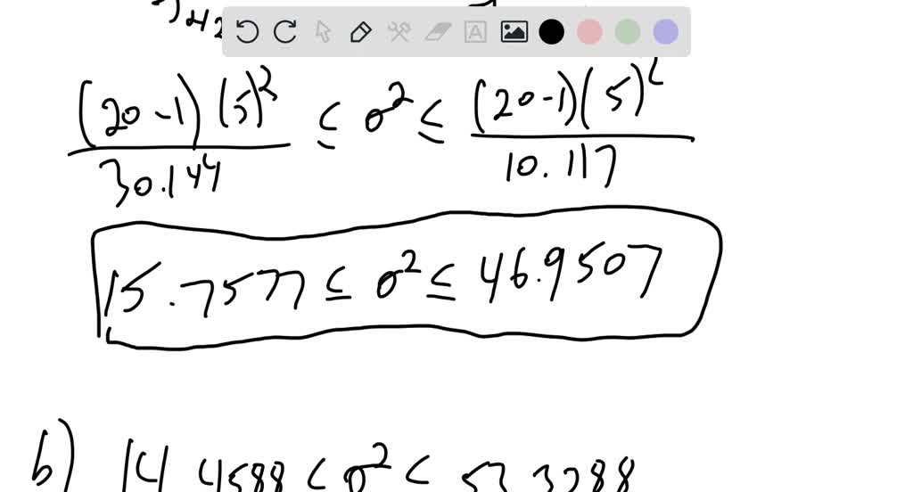 SOLVED A Sample Of 20 Items Provides A Sample Standard Deviation Of 5 SOLVED A Sample Of 20 Items Provides A Sample Standard Deviation Of 5