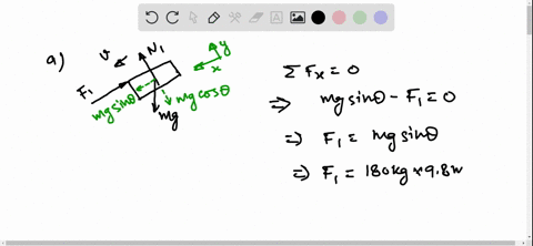 SOLVED:Two blocks, each with weight w, are held in place on a frictionless incline as shown in ...