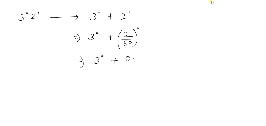 SOLVED Convert To Decimal Degree Notation Round To Two Decimal Places 