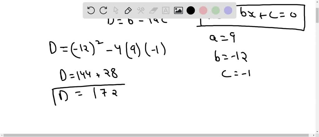 SOLVED:Find the discriminant. Use it to determine whether the solutions ...