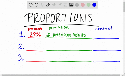 SOLVED:Give three examples of proportions.