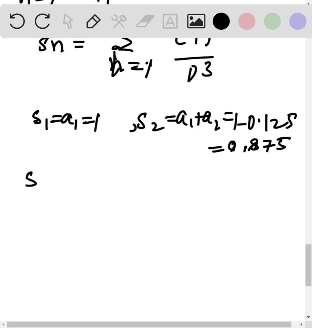 SOLVED:Calculate the first 10 partial sums of the series and graph both the sequence of terms ...