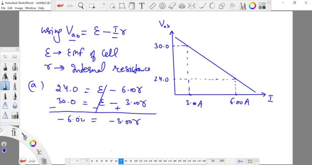 SOLVED:An external resistor R is connected between the terminals of a ...