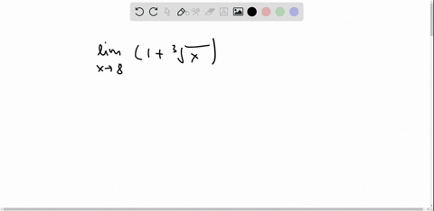 SOLVED:Evaluate the limit and justify each step by indicating the appropriate Limit Law(s). limx ...