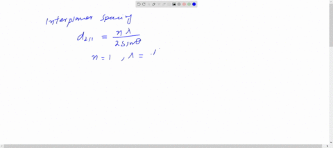 The metal niobium (Nb) has a BCC crystal structure. If the angle of ...