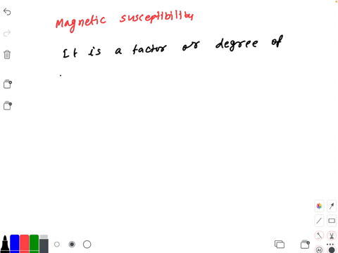 SOLVED:Define magnetic susceptibility and relative permeability. What ...