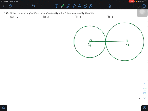 ⏩SOLVED:If the circles x^2+y^2=λ^2 and x^2+y^2-6 x-8 y+9=0 touch… | Numerade