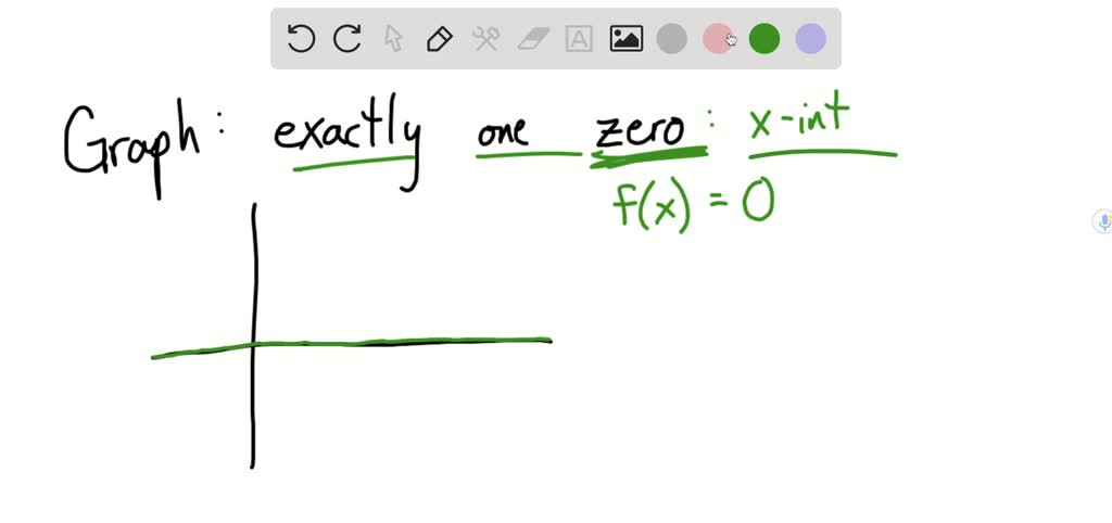 SOLVED:How can you tell from the graph of a quadratic function whether it has exactly one real zero?