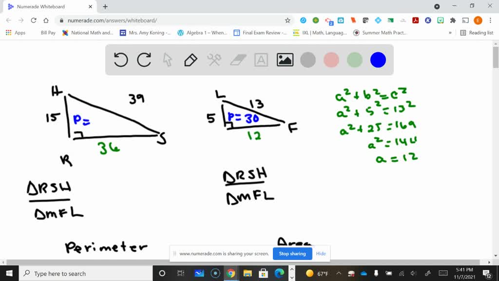 The angle of a right-angled triangle are in AP. Then, find the ratio of ...