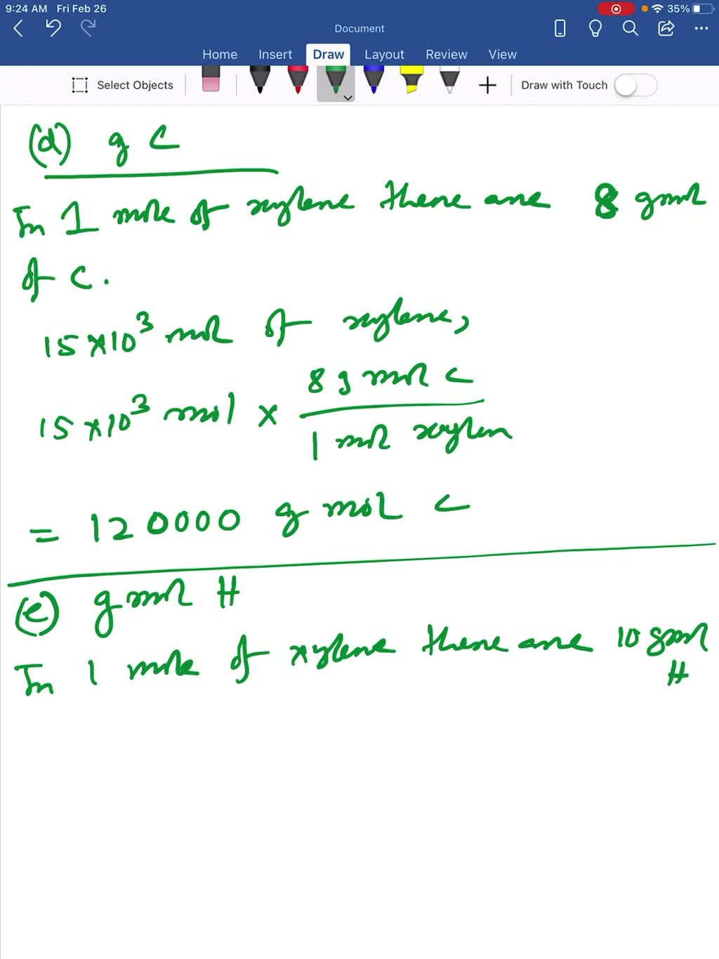 SOLVED:How many of the following are found in 15.0 kmol of benzene (C6 H6) ?(a) kg C6 H6 ;(b ...