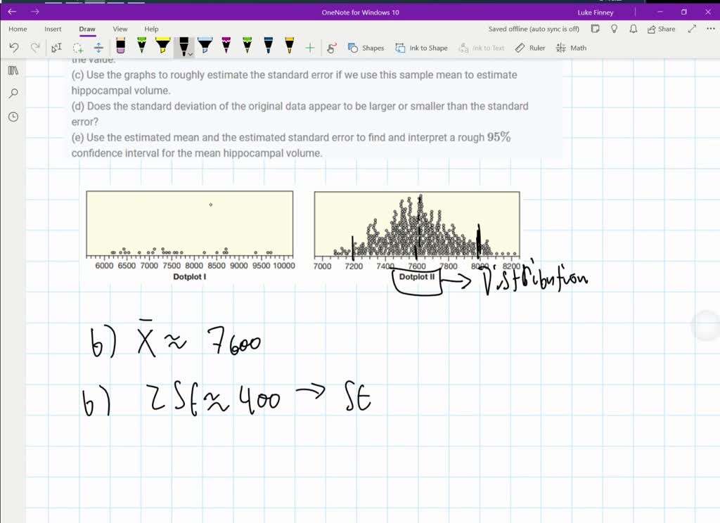SOLVED:Brain Hippocampal Size Exercise 2.143 introduces a study ...