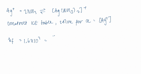 SOLVED:A 0.10 mol sample of AgNO3(s) is dissolved in 1.00 L of 1.00 M ...