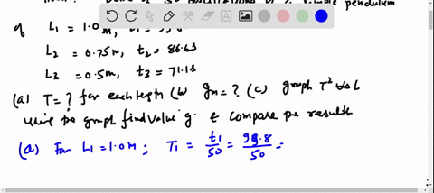A small object is attached to the end of a string to form a simple ...