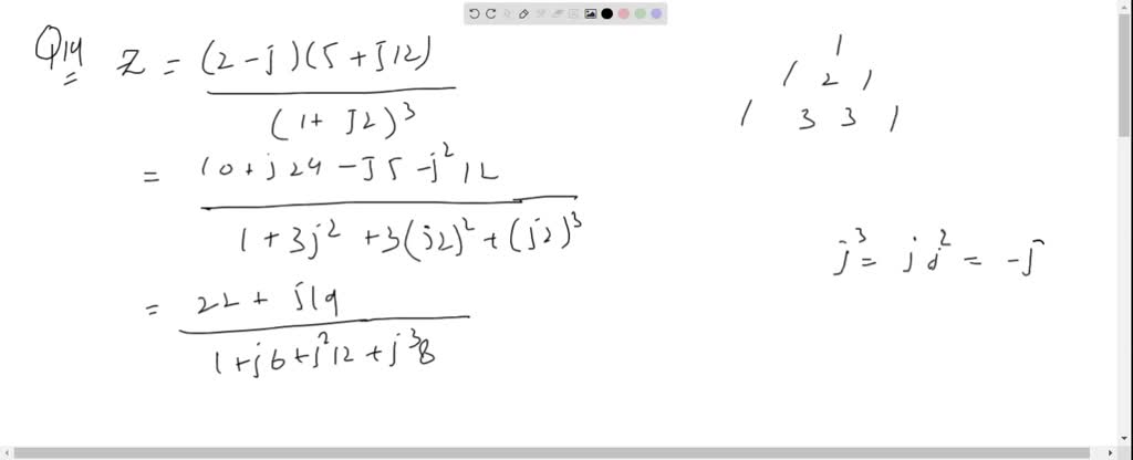 SOLVED:Obtain the modulus and argument of z where z=((2+j)^3(-3+j 4)^2 ...