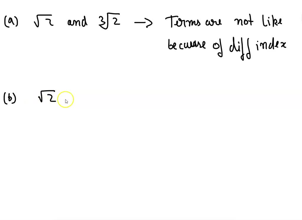 SOLVED: Determine whether or not the following nested radicals can be ...