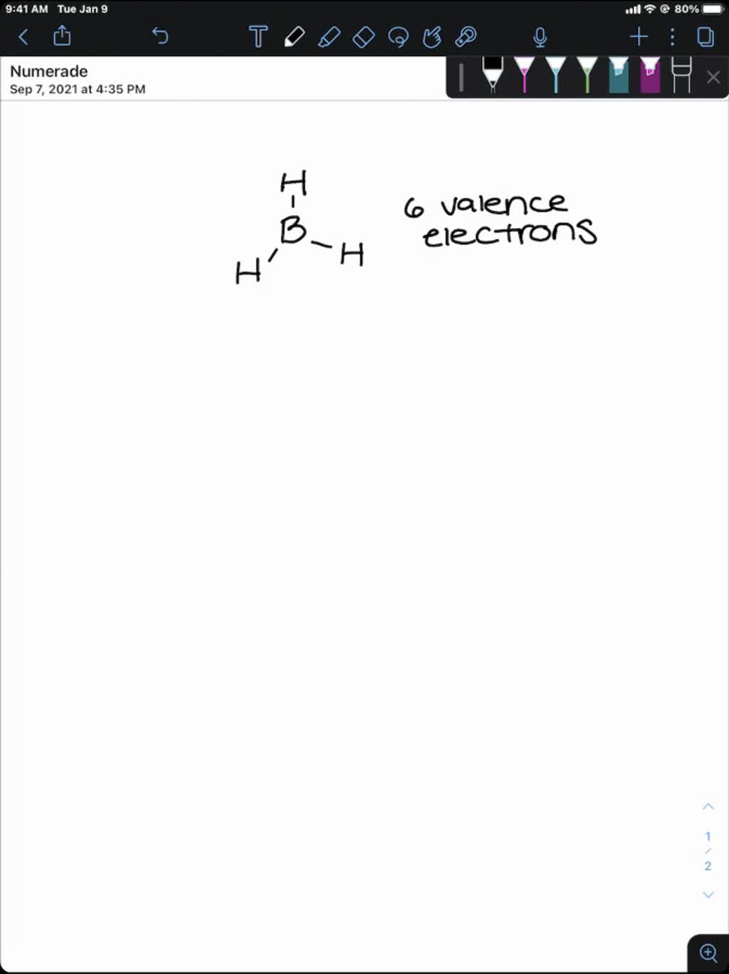 SOLVED:How many valence electrons are there in a BH3 molecule? Describe ...