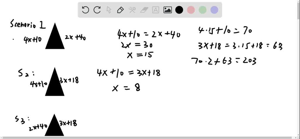 Challenge Problem Find the largest perimeter of an isosceles triangle ...