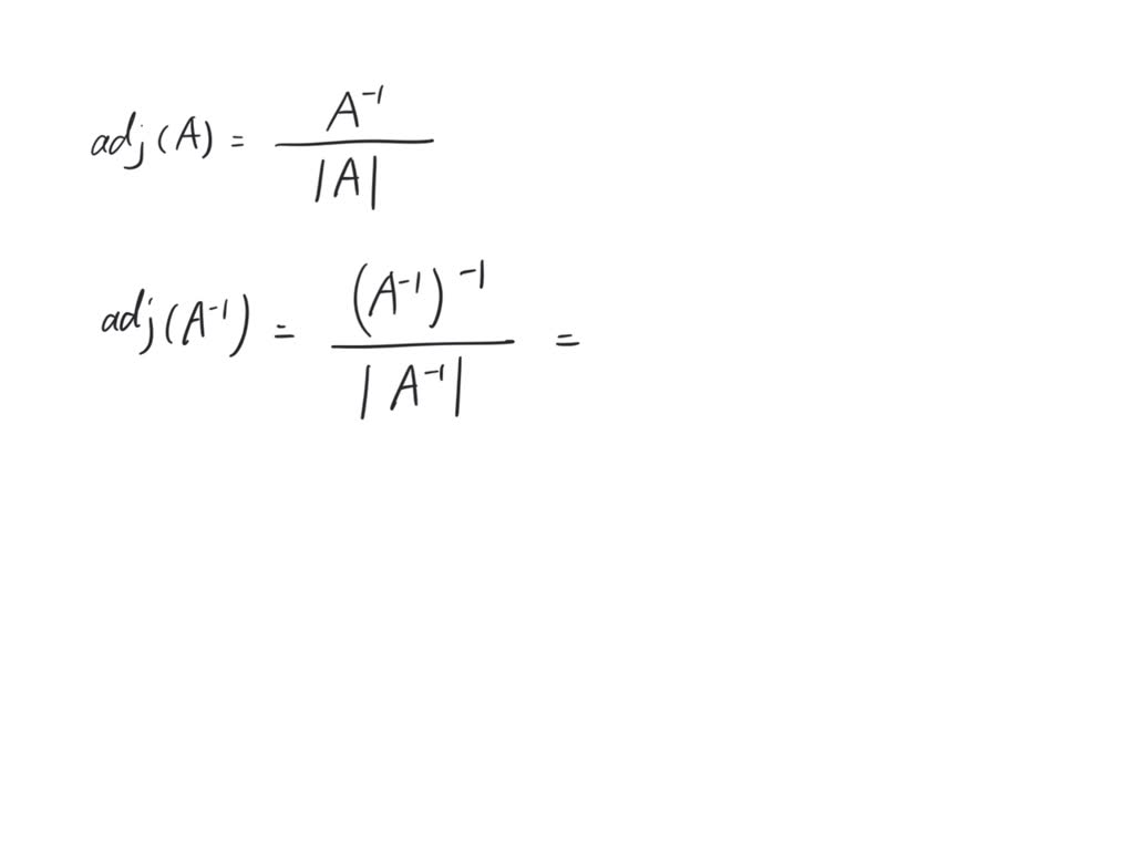 SOLVED: For an invertible n ×n matrix A, what is the relationship ...