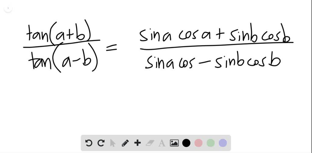 SOLVED:For the following exercises, prove the identities provided. (tan ...