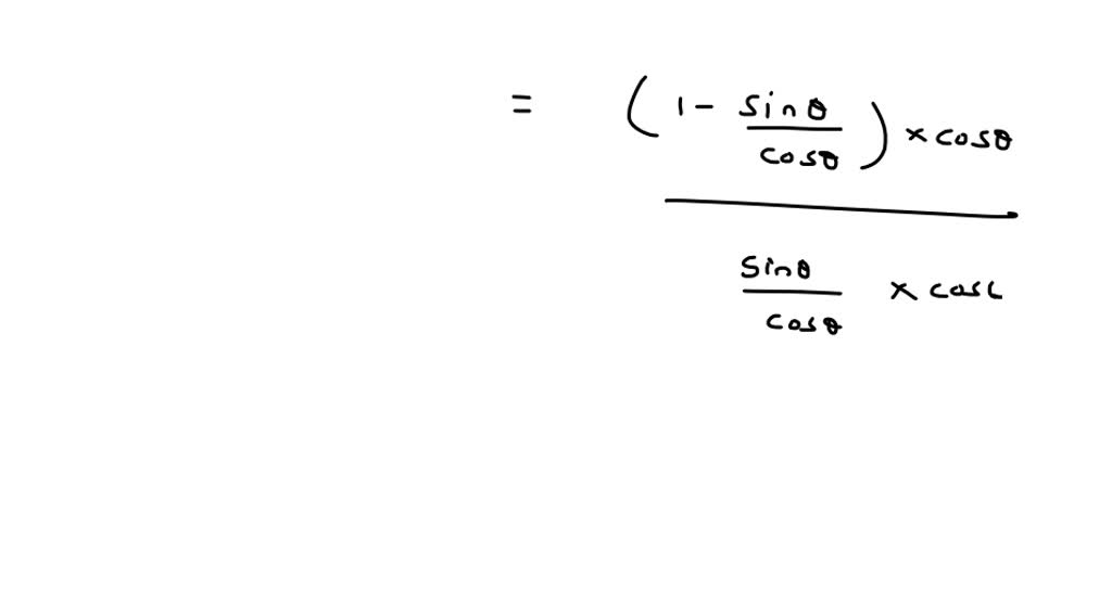 SOLVED: Express (tanθ+1)/(tanθ-1) as a single trigonometric ratio ...