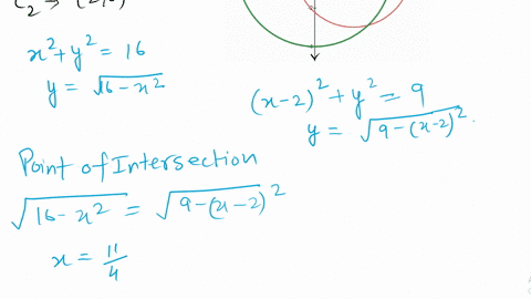 SOLVED:In the following figure, are A B C is a portion of a circle with ...