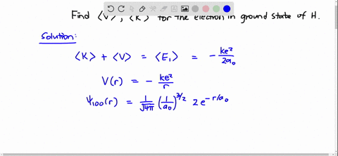 SOLVED:Calculate the average potential and kinetic energies for the ...