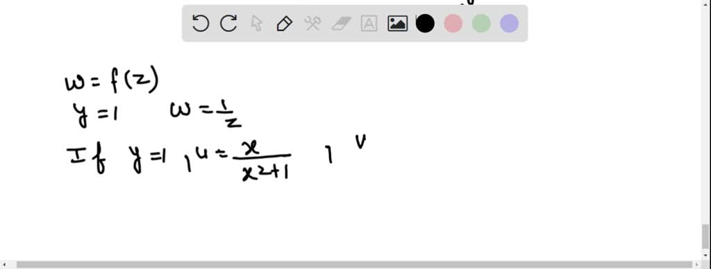 SOLVED:A curve in the z -plane and a complex mapping w=f(z) are given. In each case, find the ...